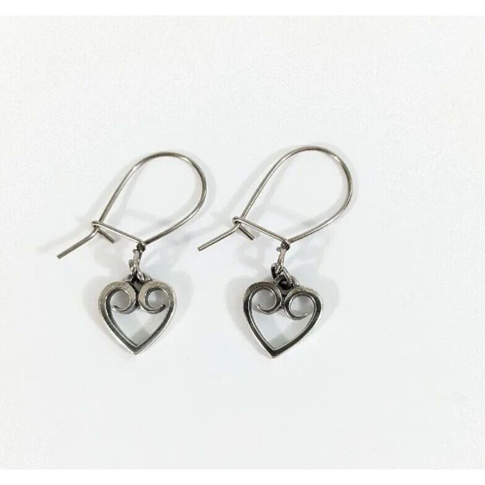 Heart Shaped James Avery Retired Dangle Earrings 925 … - Gem